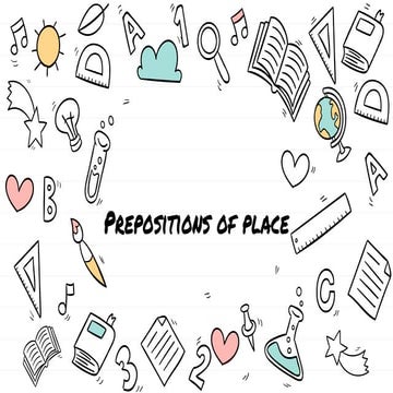 Prepositions of place | PPT