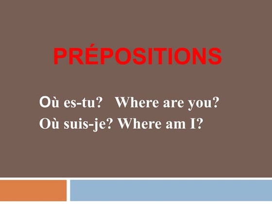 Les adjectifs BAGS/BANGS | PPT