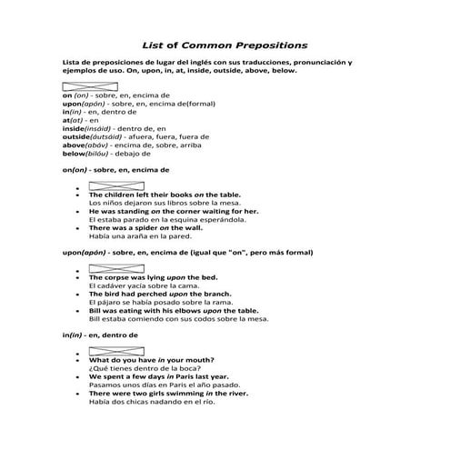 Determinantes, Preposiciones y Conectores | DOC