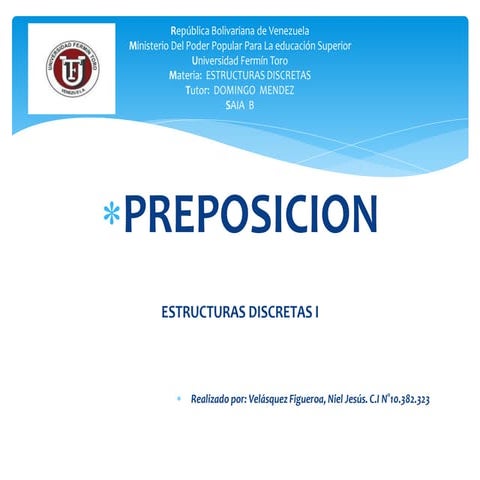 Preposiciones 1 | PPTX