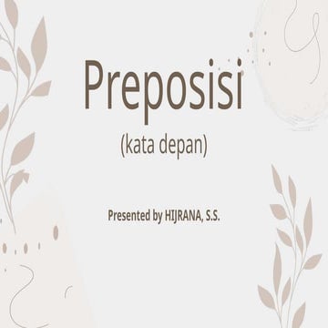 Bahasa Indonesia - Preposisi kelas XI.pptx