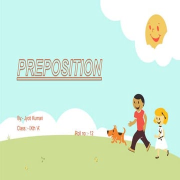 Prepositions | PPT