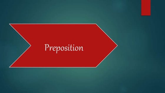 Prepositions of Place | PPT