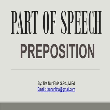 Preposition | PPT