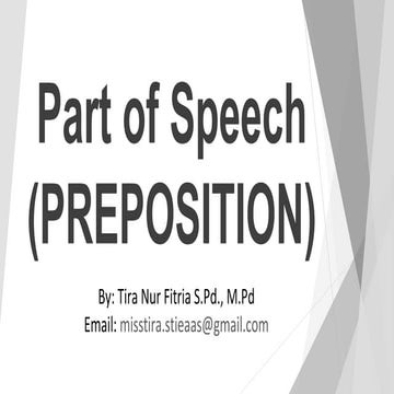 Preposition | PPT