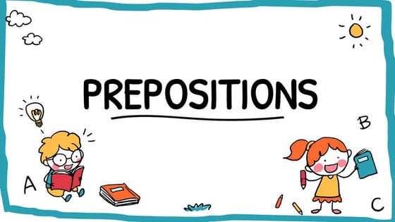 Grade ii prepositions | PPTX