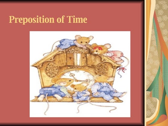 Preposition of time | PPT