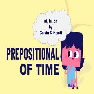 preposition of Time preposition of Time PPT | PPT
