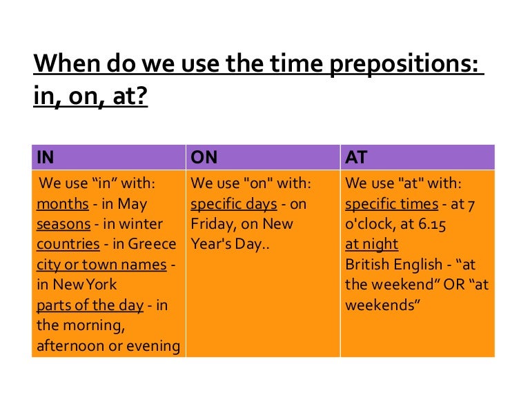 Prepositions
