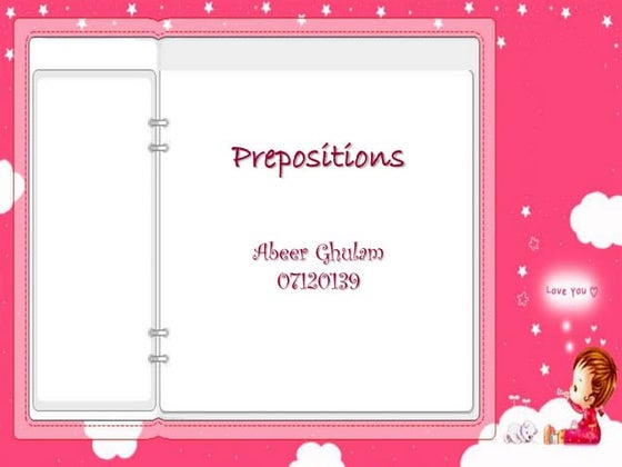 Preposition | PPT