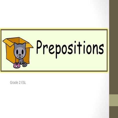 Prepositions | PPT