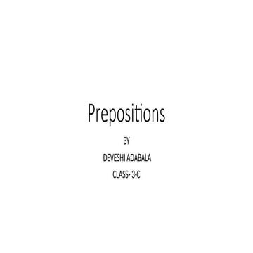 Prepositions - English Project for c.pptx