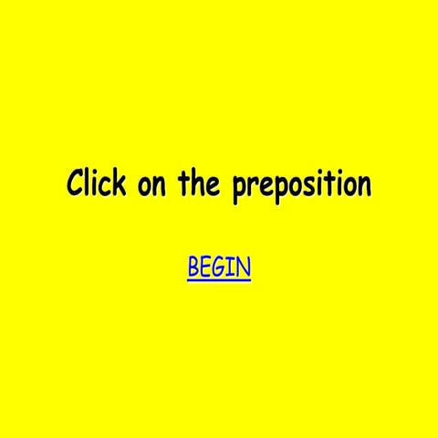 Prepositions (4) | PPS