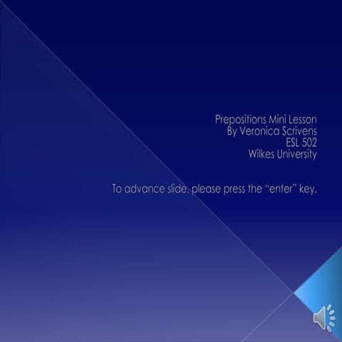 Prepositions mini lesson_esl502[1] | PPT