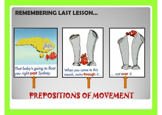 Trinity grade3 - Directions / Present Continuous | PPT