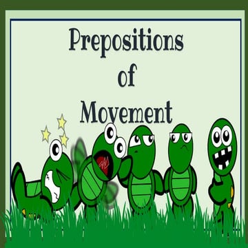 Prepositions of Place | PPT