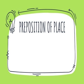 Prepositions ofplace | PPTX