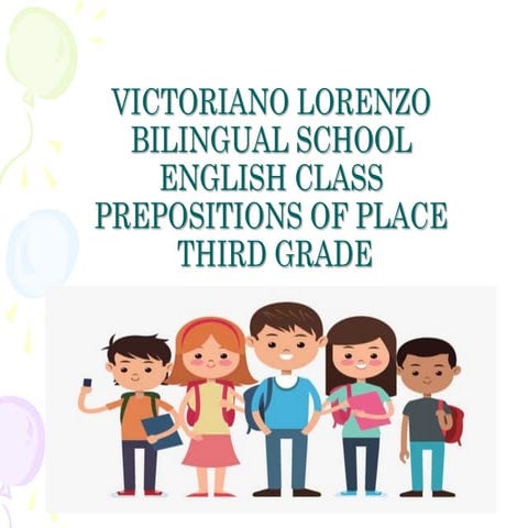 Grade ii prepositions | PPTX