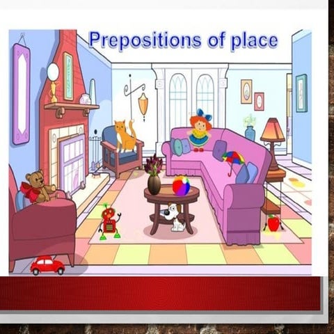 PREPOSITIONS OF PLACE. Preposiciones de lugar oracionespptx | PPTX