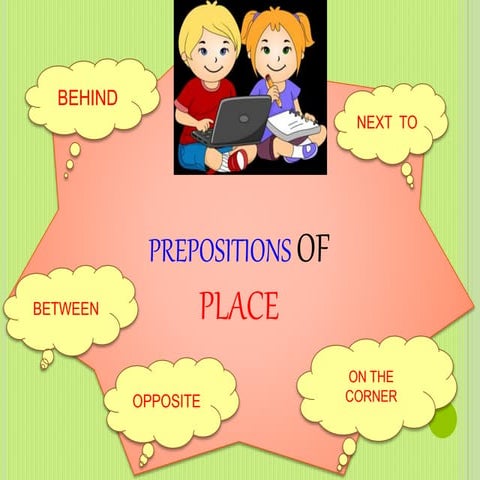 Prepositions Of Place Next To