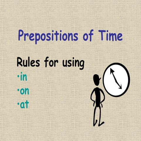 prepositions of time in this ppt has been shown.ppt | National & Civic ...