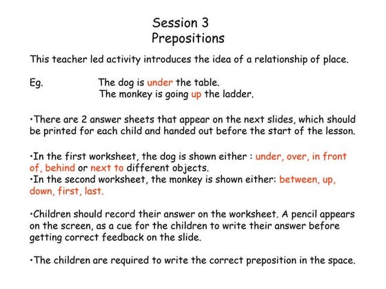 Grade ii prepositions | PPTX