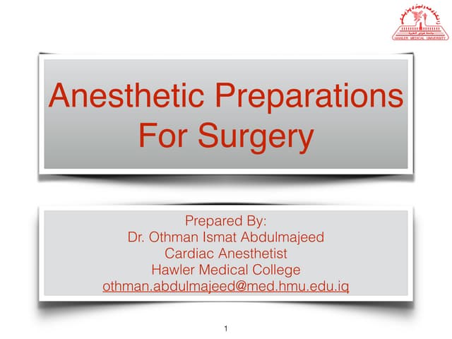PAC - Pre Anaesthetic Checkup | PDF | Lung and Respiratory Health ...
