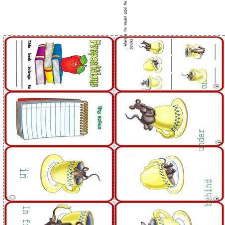 Prepostions mini book | DOC