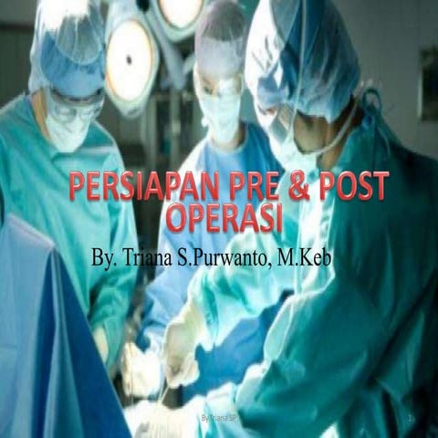 Pre post operasi | PDF