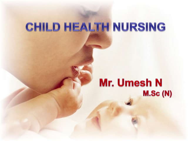 Chapter - I Principles of Pre and Post Operative Care of Infants and Children.pptx