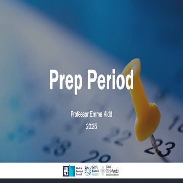 GW4 BioMed Prep Period Presentation 2025 | PPT