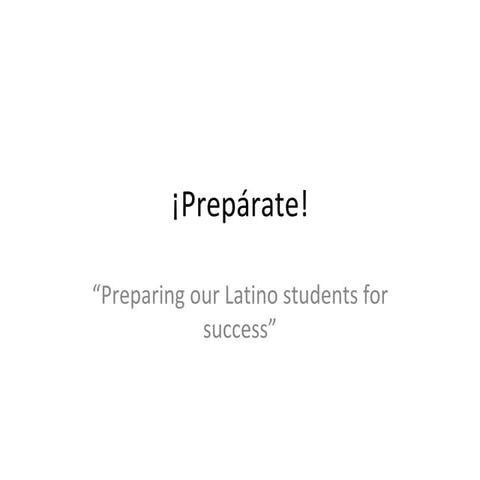 Prepárate! | PPT