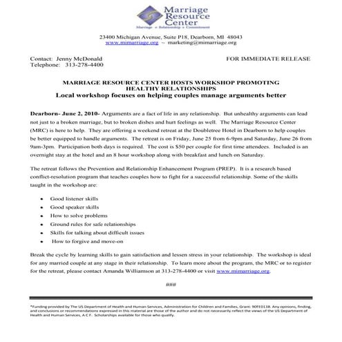 Prep Retreat Press Release[1] | DOCX