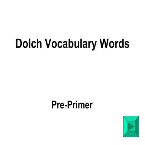 Pre Primer Sounds | PPT
