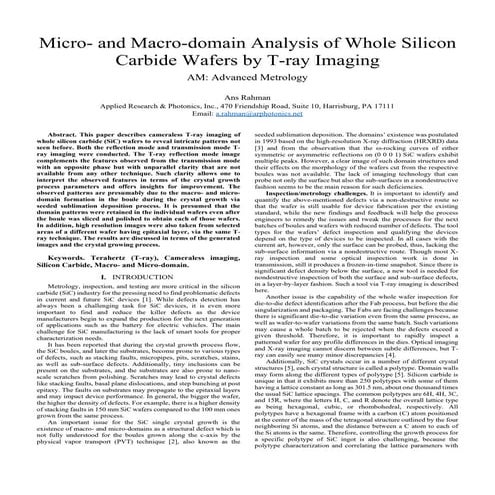 Micro- and Macro-domain Analysis of Whole Silicon Carbide Wafers by T ...