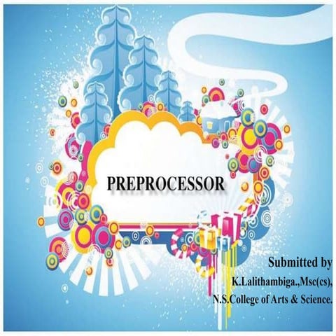 Preprocessor directives in c language