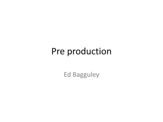 Pre-Production Planning in Video Production Castillo.pptx