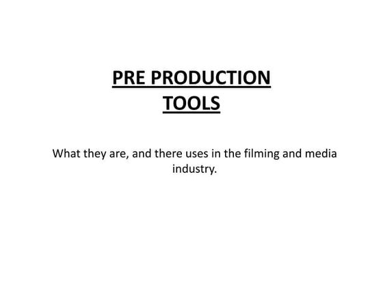 Gant Chart - Production | PPT