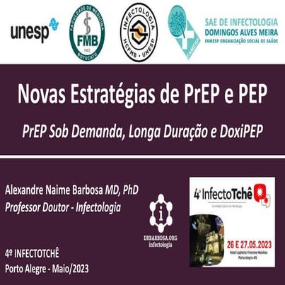Novas Estratégias de PrEP e PEP PrEP Sob Demanda, Longa Duração e ...