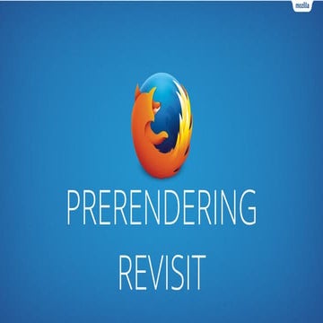 Prerendering: Revisit | PPT