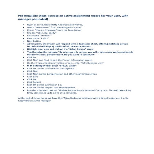 Pre req steps | PDF | Resume Writing and Advice | Job Search