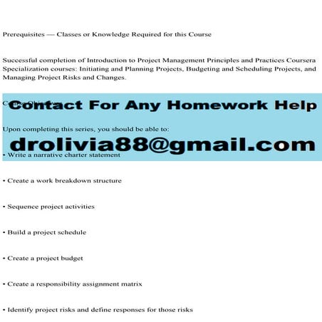 Prerequisites — Classes or Knowledge Required for this Course.pdf