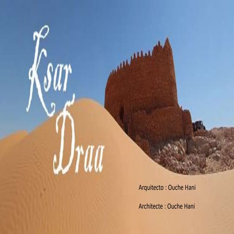 Prersentaion ksar Draa Timimoune | PDF