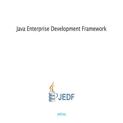 Java enterprise development framework | PDF | Databases | Computer ...