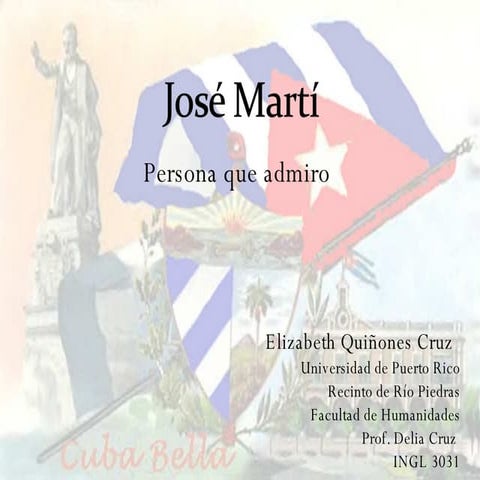 Presentación JOSE MARTI | PPT