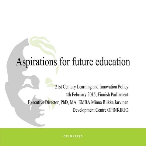 Aspirations for Future Education | PPTX