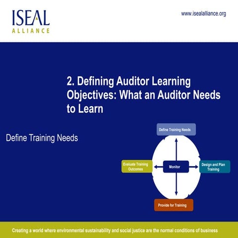 2 Defining Auditor Learning Objectives: What an Auditor Needs to Learn ...