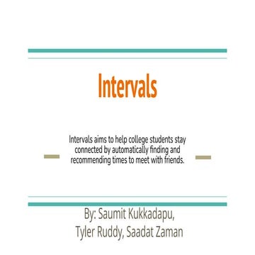 Pres #2 intervals | PPT