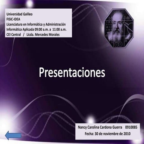 Pres 3 NANCY CARDONA | PPSX