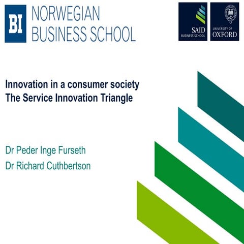 Innovation in a consumer society The Service Innovation Triangle | PDF